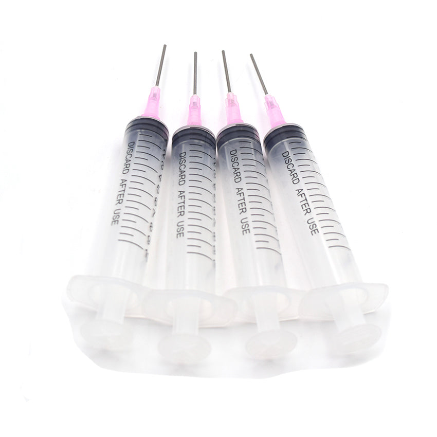 Printer Refill Syringe Set of 4 - 10 ml syringe and matching 25mm need ...